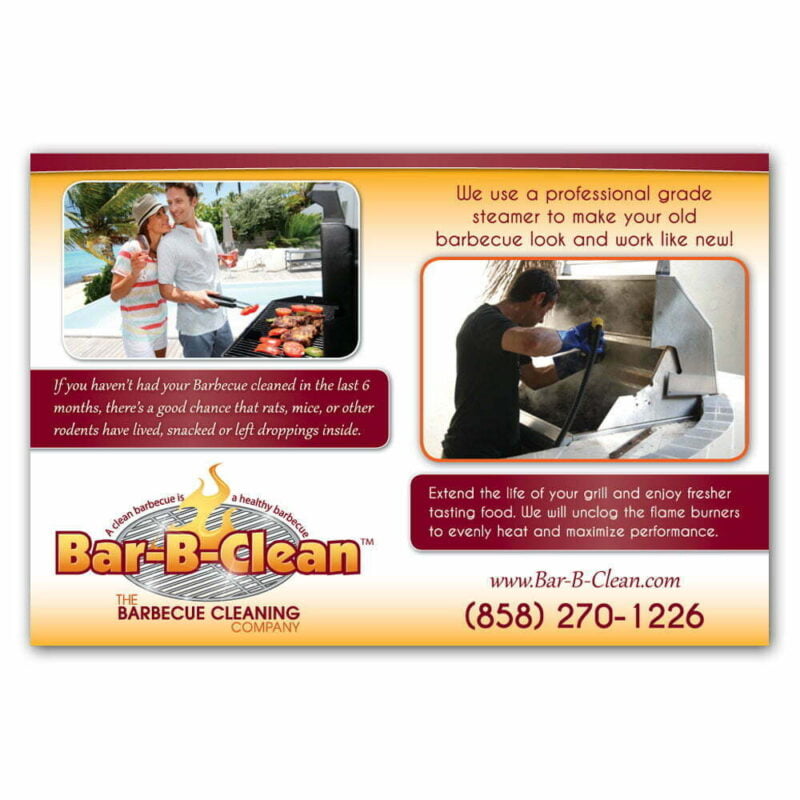 Bar-B-Clean | Postcards | Franchise Print Shop