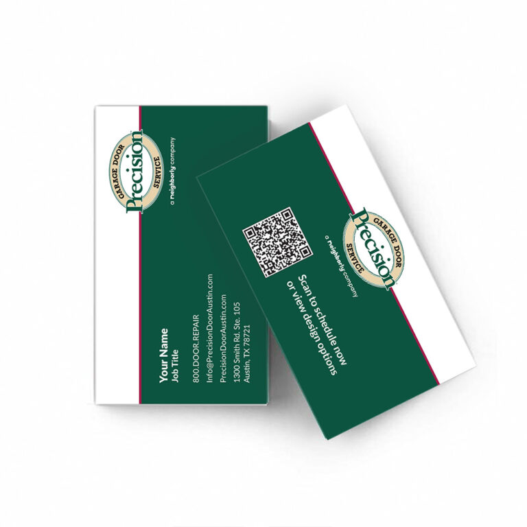 Precision Door | Business Cards | Franchise Print Shop