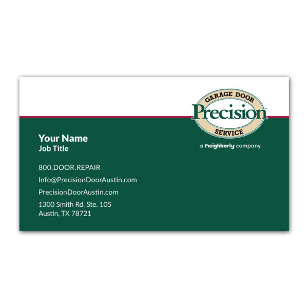 Precision Door | Business Cards | Franchise Print Shop