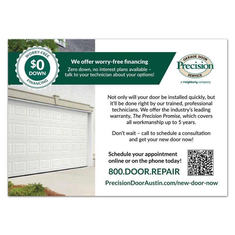 Precision Door | Communication Cards | Franchise Print Shop