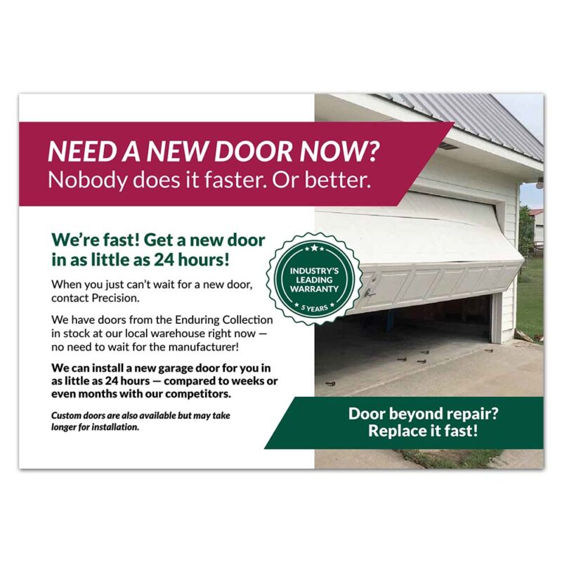 Precision Door | Communication Cards | Franchise Print Shop