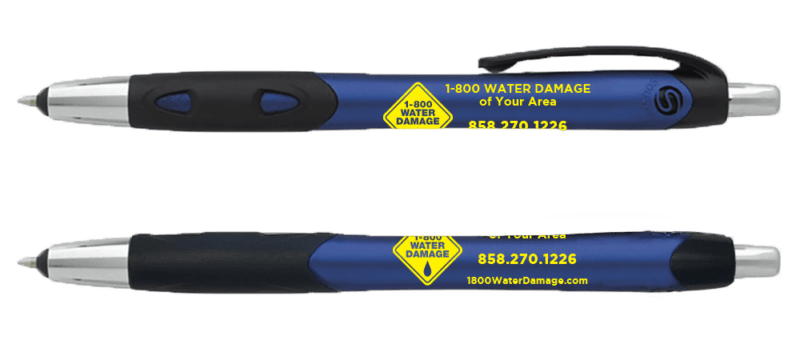 1-800 Water Damage | Souvenir Pens | Franchise Print Shop