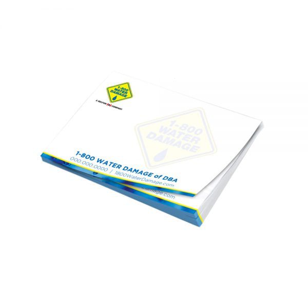 1-800 Water Damage | Post-It Notes | Franchise Print Shop